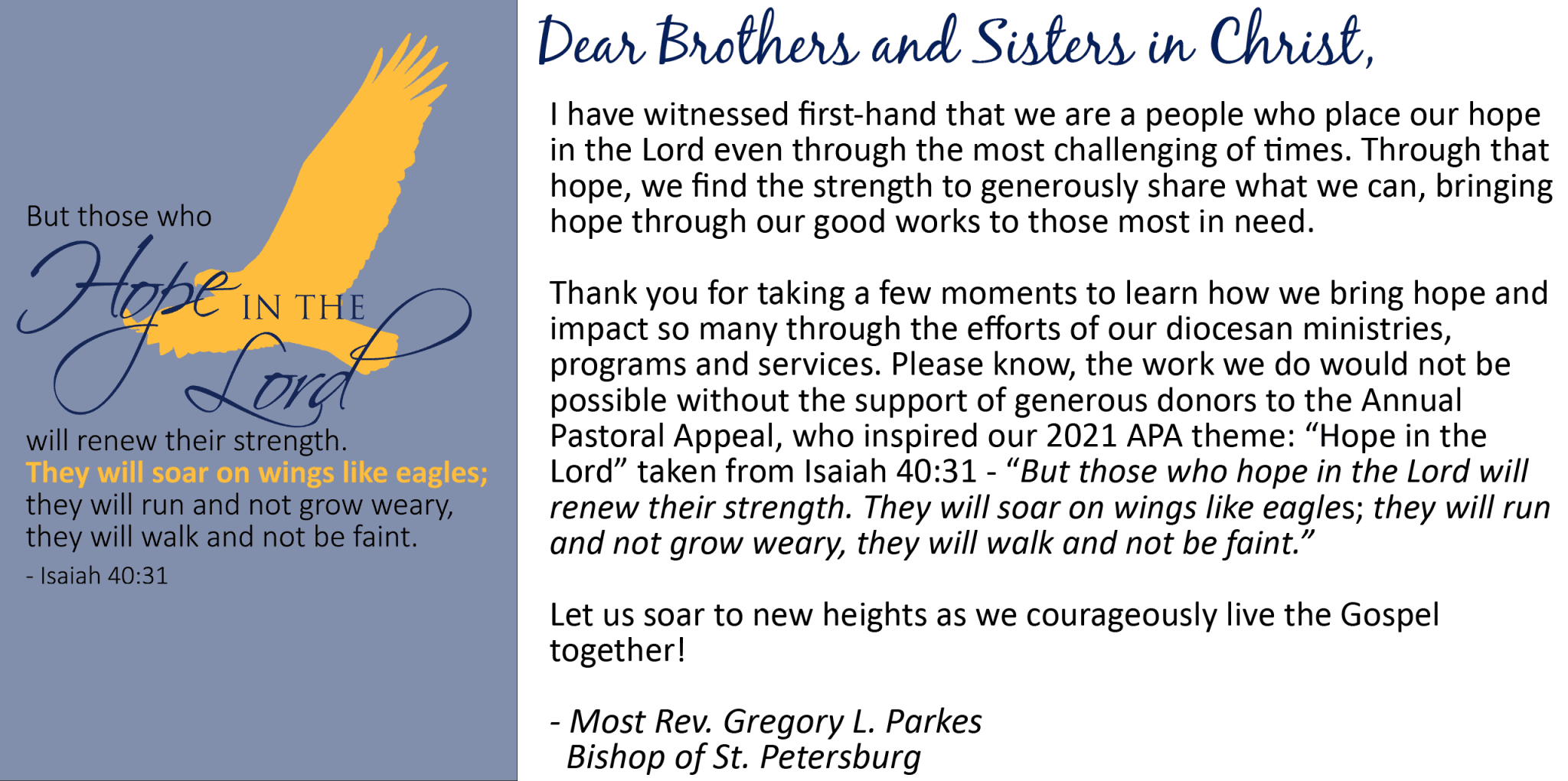 2021 Ministry Update - Diocese of Saint Petersburg