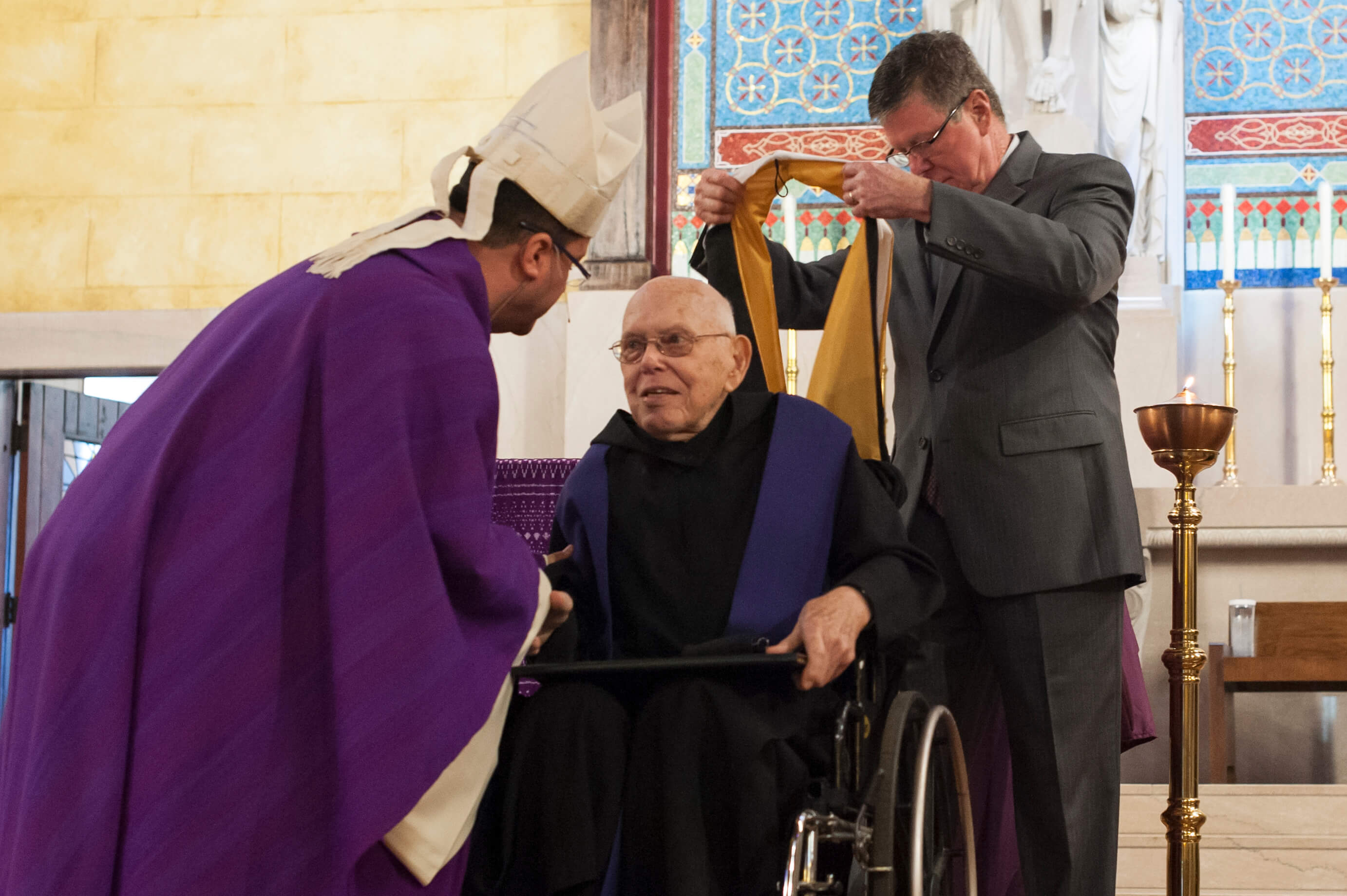 Father Damian DuQuesnay, O.S.B., Awarded Doctor of Humane Letters ...
